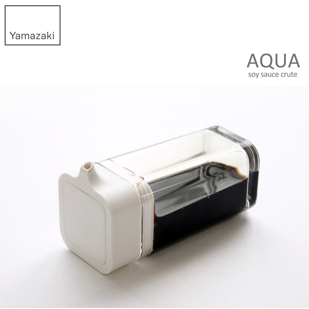 日本【YAMAZAKI】AQUA可調控醬油罐(白) │ 誠品線上 - 閱讀與生活的無盡想像