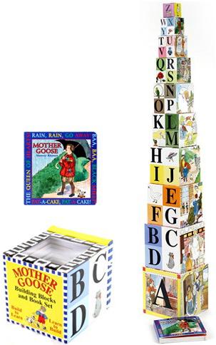 Mother Goose Building Blocks & Board Book Set | 誠品線上
