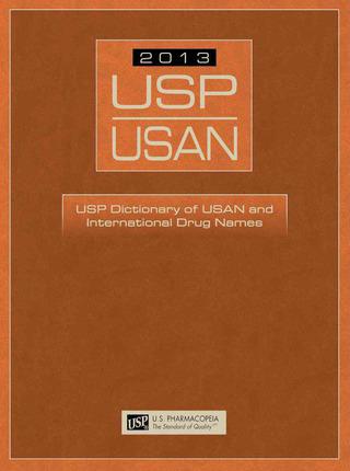 USP Dictionary of USAN and International Drug Names 2013 | 誠品線上