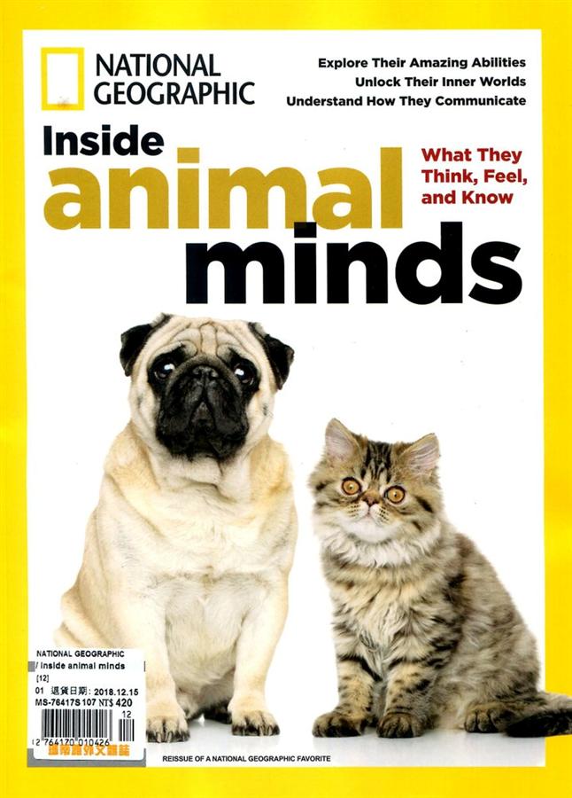 NATIONAL GEOGRAPHIC: Inside animal minds (No.12) | 誠品線上