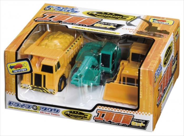 MARUKA Drive Town迴力車3in1工程車組 | 誠品線上