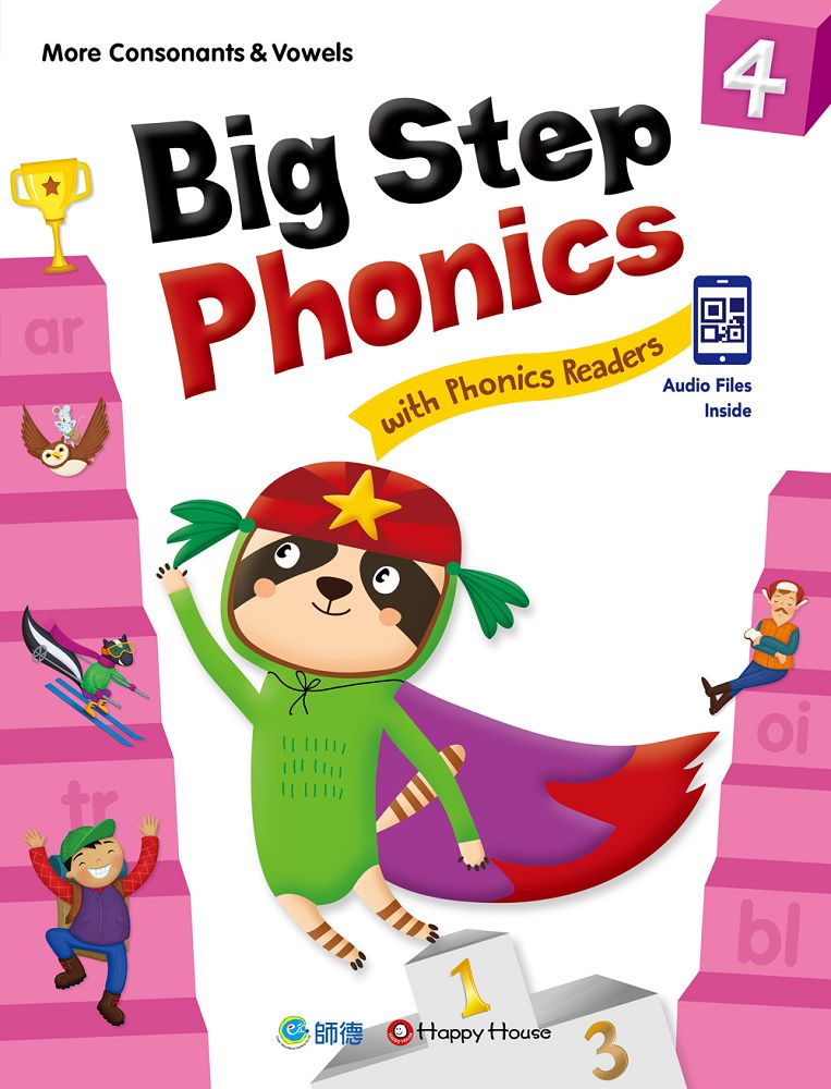 Big Step Phonics with Phonics Readers 4: 課本+練習本 (附QR Code音檔 線上資源 2冊合售 ...