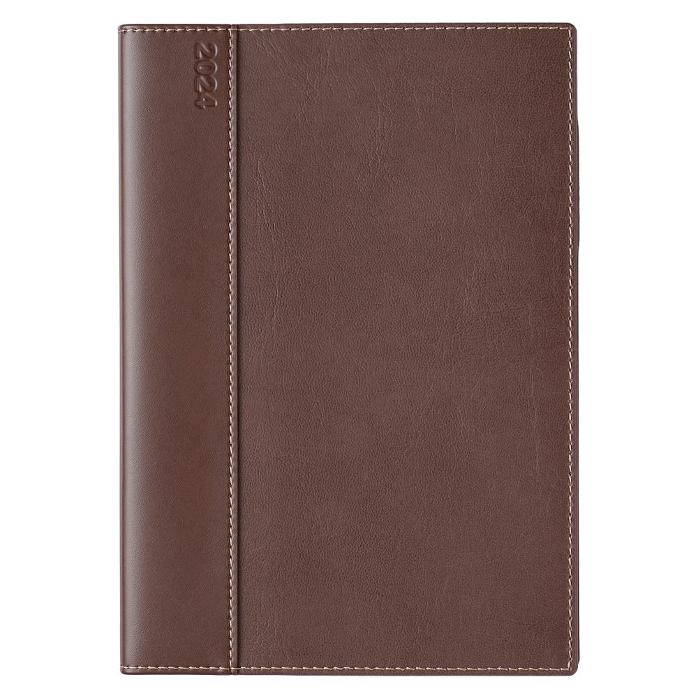 2024 日本 NOLTY 日誌 B6 月間日曆 週間直式記事 咖啡色 | 誠品線上