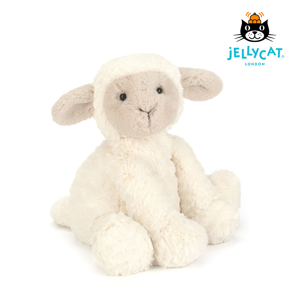 Jellycat波浪毛羊咩咩玩偶 23cm | 誠品線上