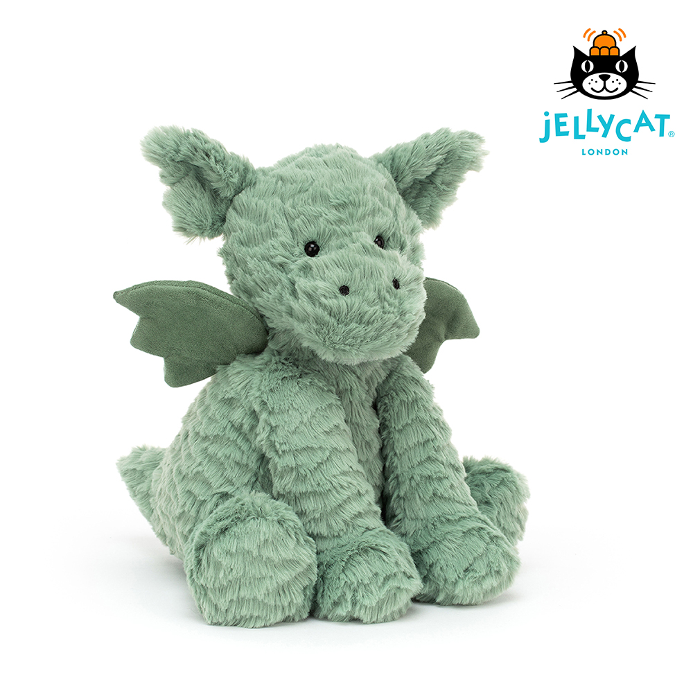 Jellycat波浪毛小飛龍玩偶 23cm | 誠品線上