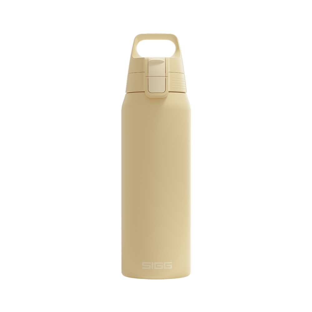 瑞士百年 SIGG Shield 超輕量彈蓋保溫瓶 750ml 奶油黃 | 誠品線上