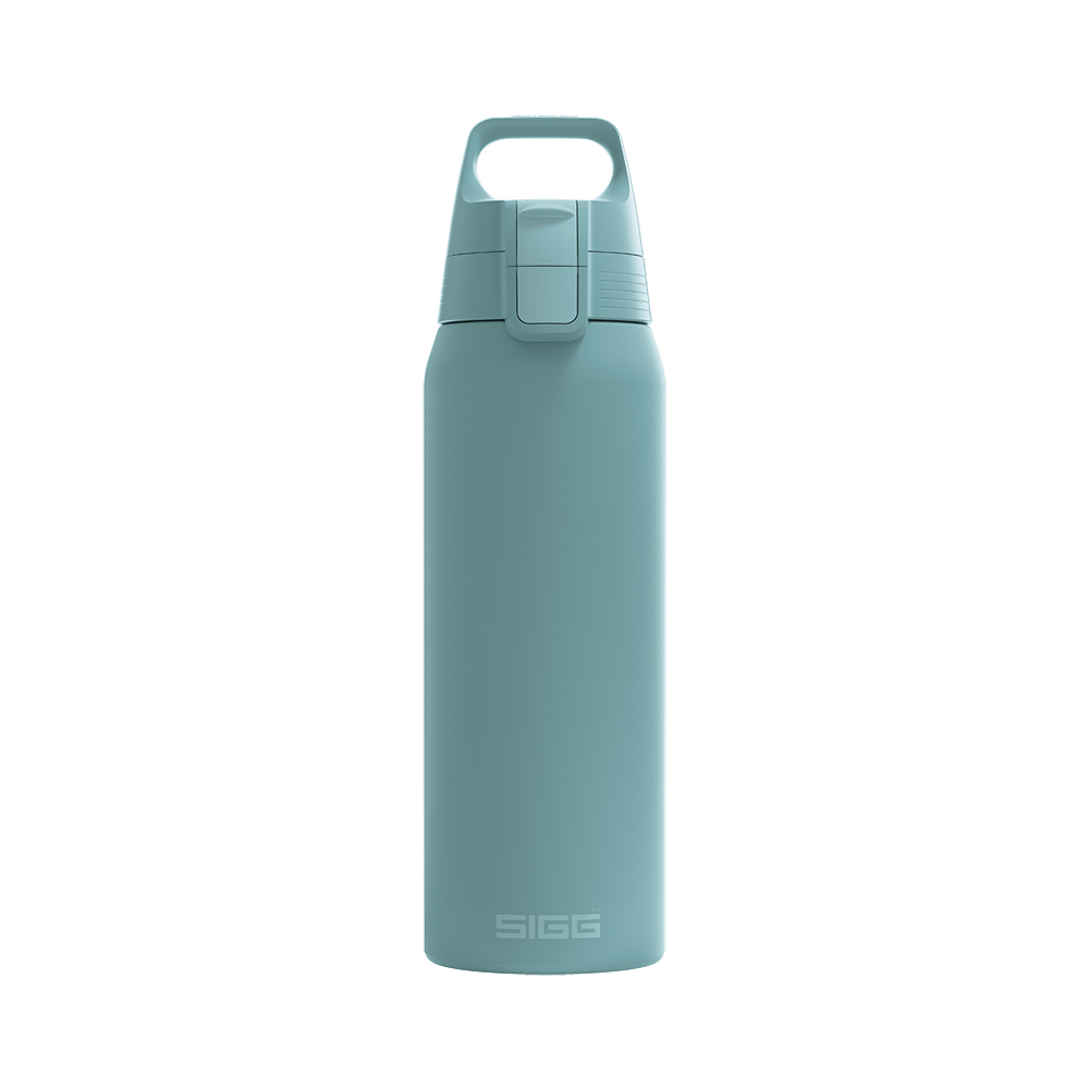 瑞士百年 SIGG Shield 超輕量彈蓋保溫瓶 1000ml 湖水藍 | 誠品線上