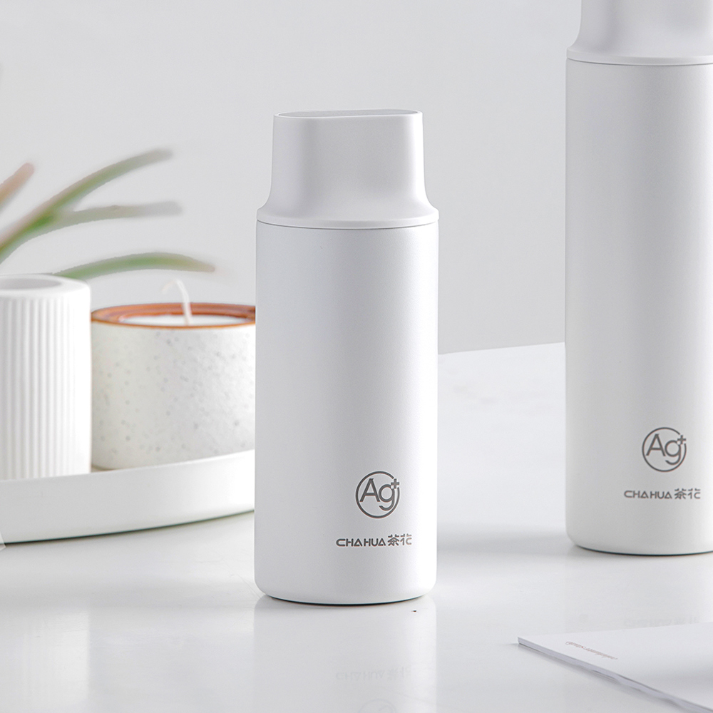 茶花CHAHUA 316不鏽鋼銀離子抗菌真空保溫瓶-300ml 象牙白 | 誠品線上