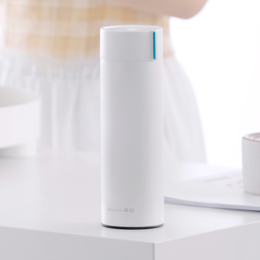 茶花CHAHUA 316不鏽鋼銀離子抗菌真空濾茶保溫瓶-450ml 象牙白 | 誠品線上