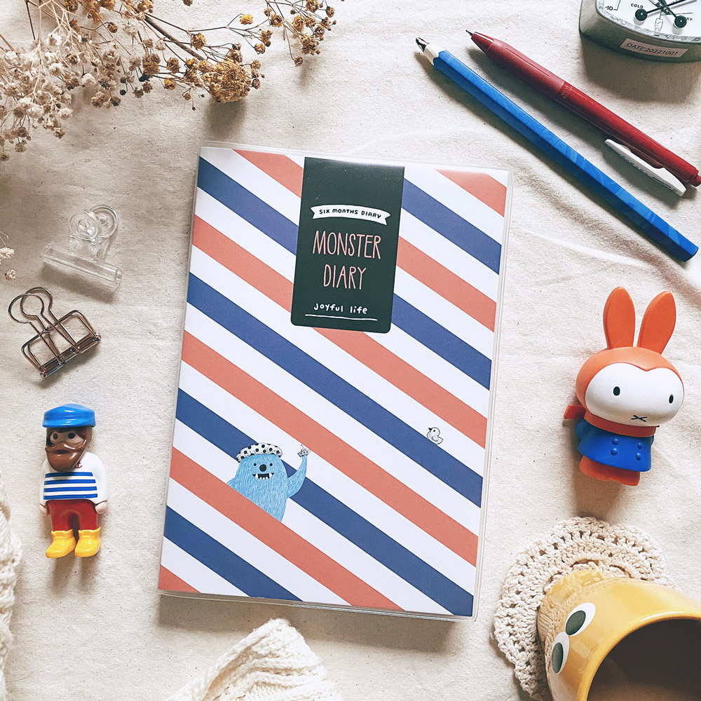 Dimanche Monster Diary小怪獸半年誌復刻v.2 條紋 | 誠品線上