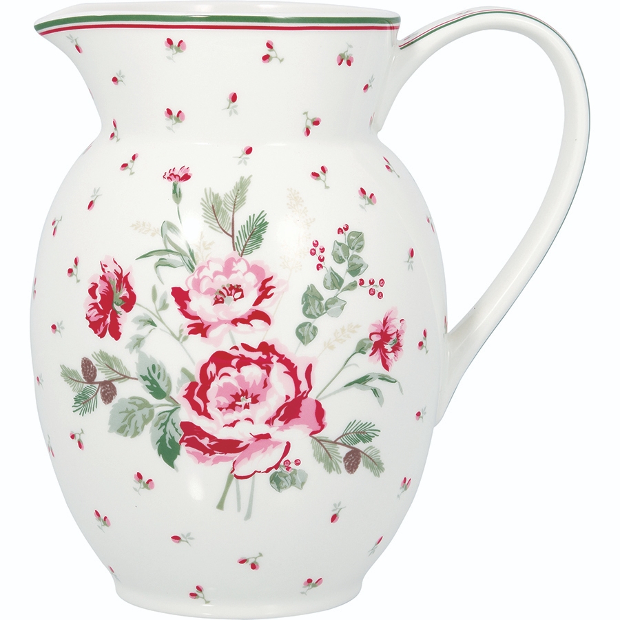 GREENGATE Leonora white 水瓶1.5L | 誠品線上