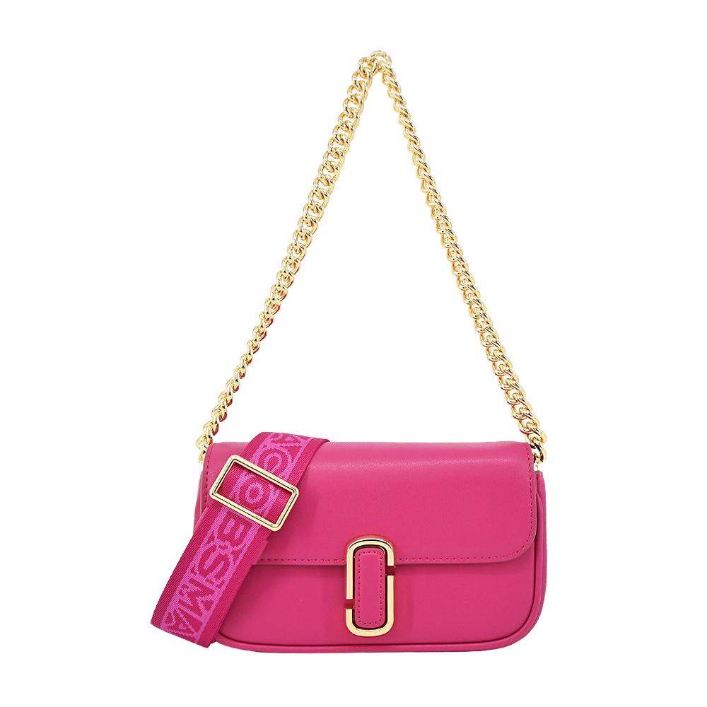 MARC JACOBS THE J MARC MINI牛皮翻蓋兩用包-迷你 紫紅 平行輸入 | 誠品線上
