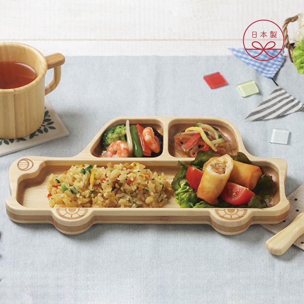 agney 孟宗竹餐盤組- 車車(附S湯叉) | 誠品線上