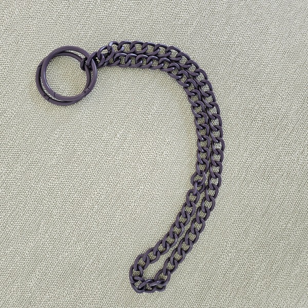 【Maison De Auri】針織提包背帶 Strap鏈背帶 鏈背帶 紫 | 誠品線上