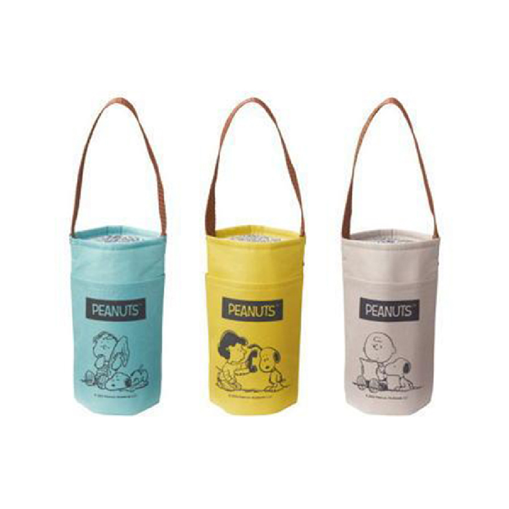 RAY FAIR美好生活日本SNOOPY史努比手提保冷飲料杯袋 三色一組 平行輸入 | 誠品線上