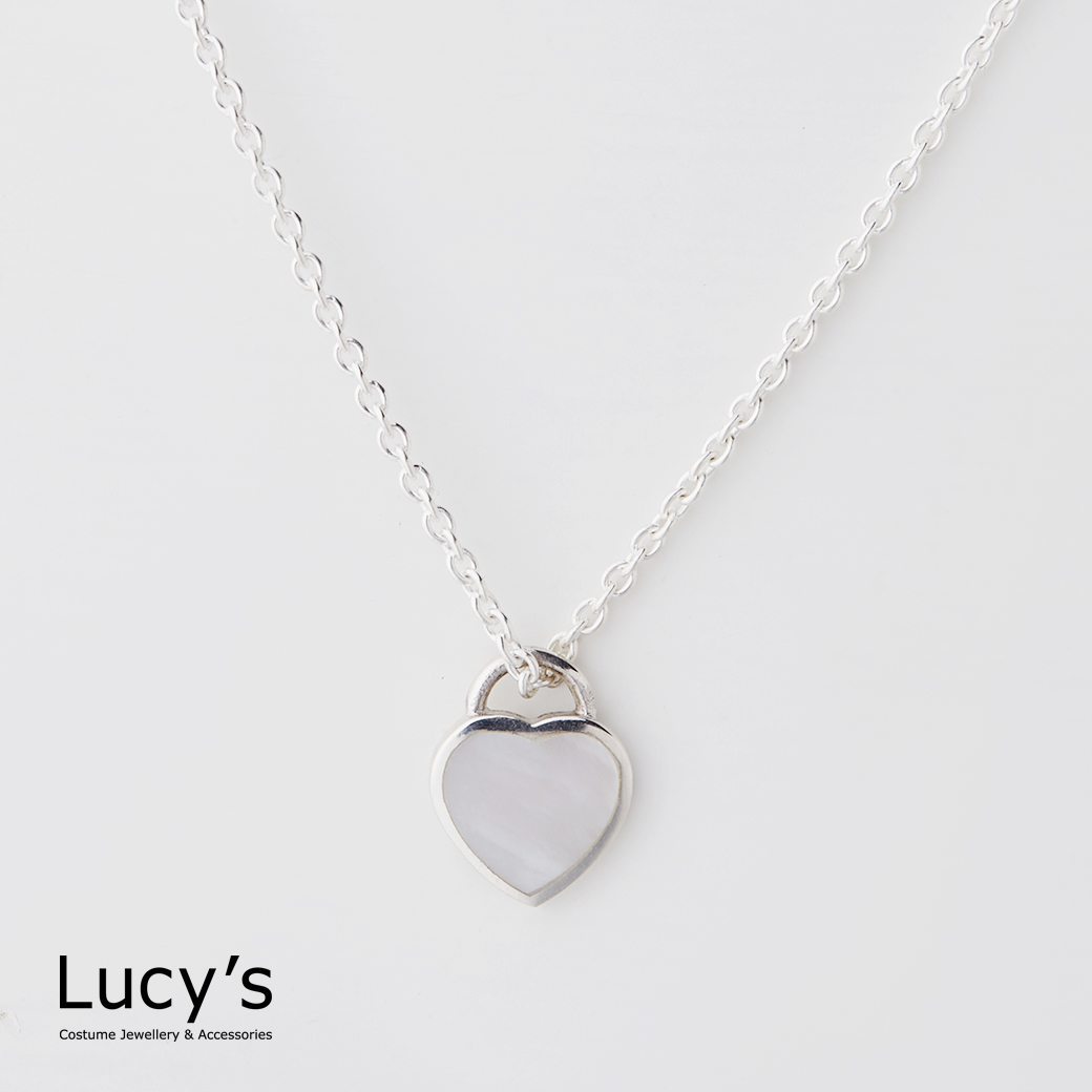 Lucy's 925純銀 貝殼愛鎖 項鍊 (二色) (39163 49407) 白 | 誠品線上