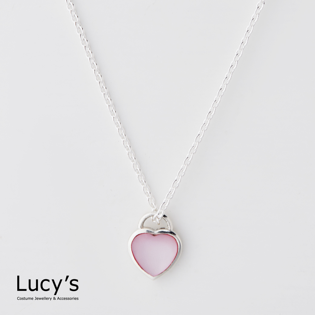 Lucy's 925純銀 貝殼愛鎖 項鍊 (二色) (39163 49407) 粉 | 誠品線上