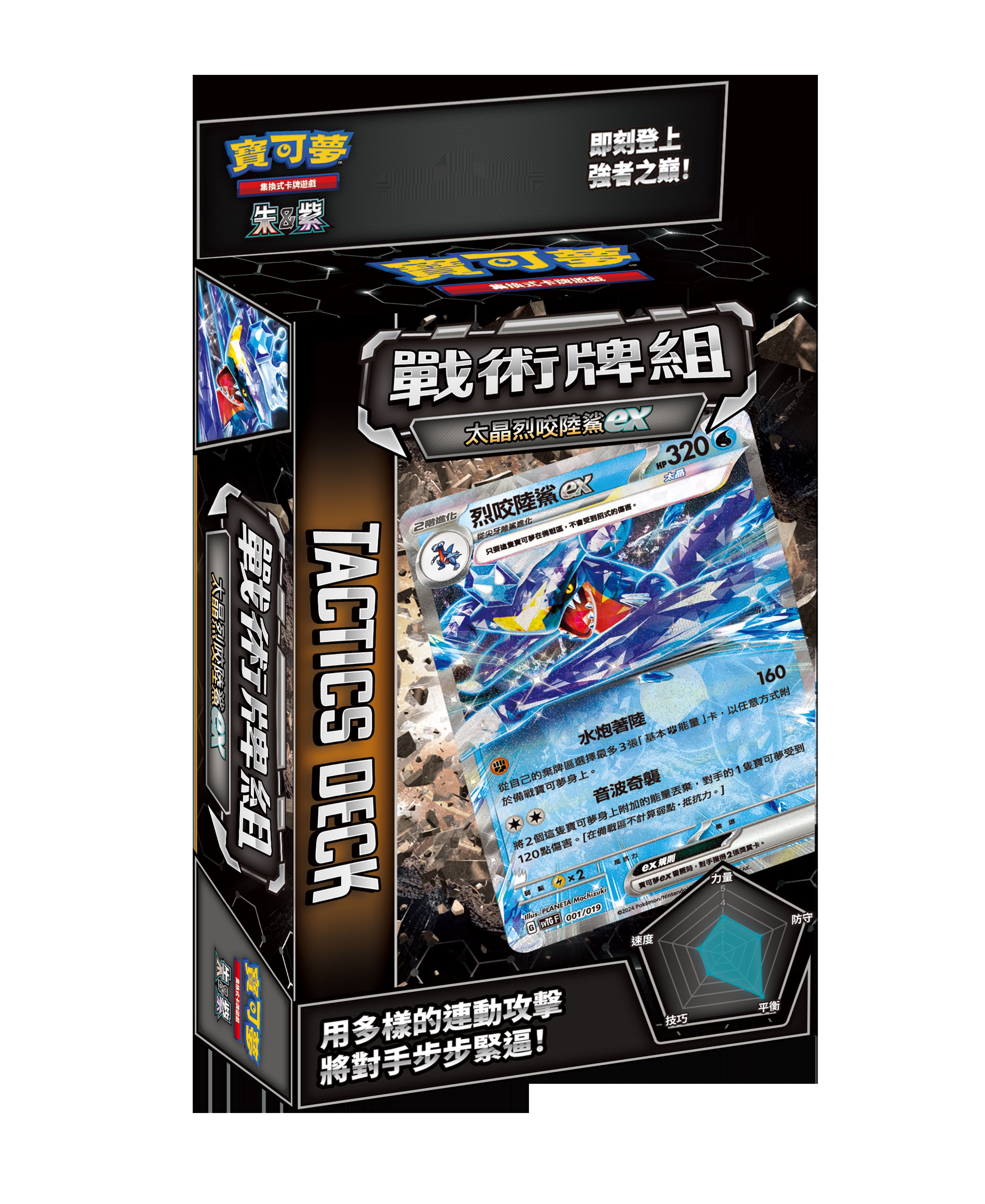 PTCG寶可夢集換式卡牌遊戲 朱&紫 戰術牌組 太晶烈咬陸鯊ex SVTG | 誠品線上