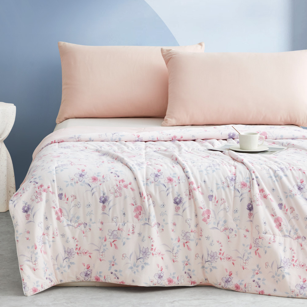 COOL PLUS 極致涼親膚冰爽被-150X200cm(涼感紗 涼感被 夏被涼被) 小繁花 | 誠品線上