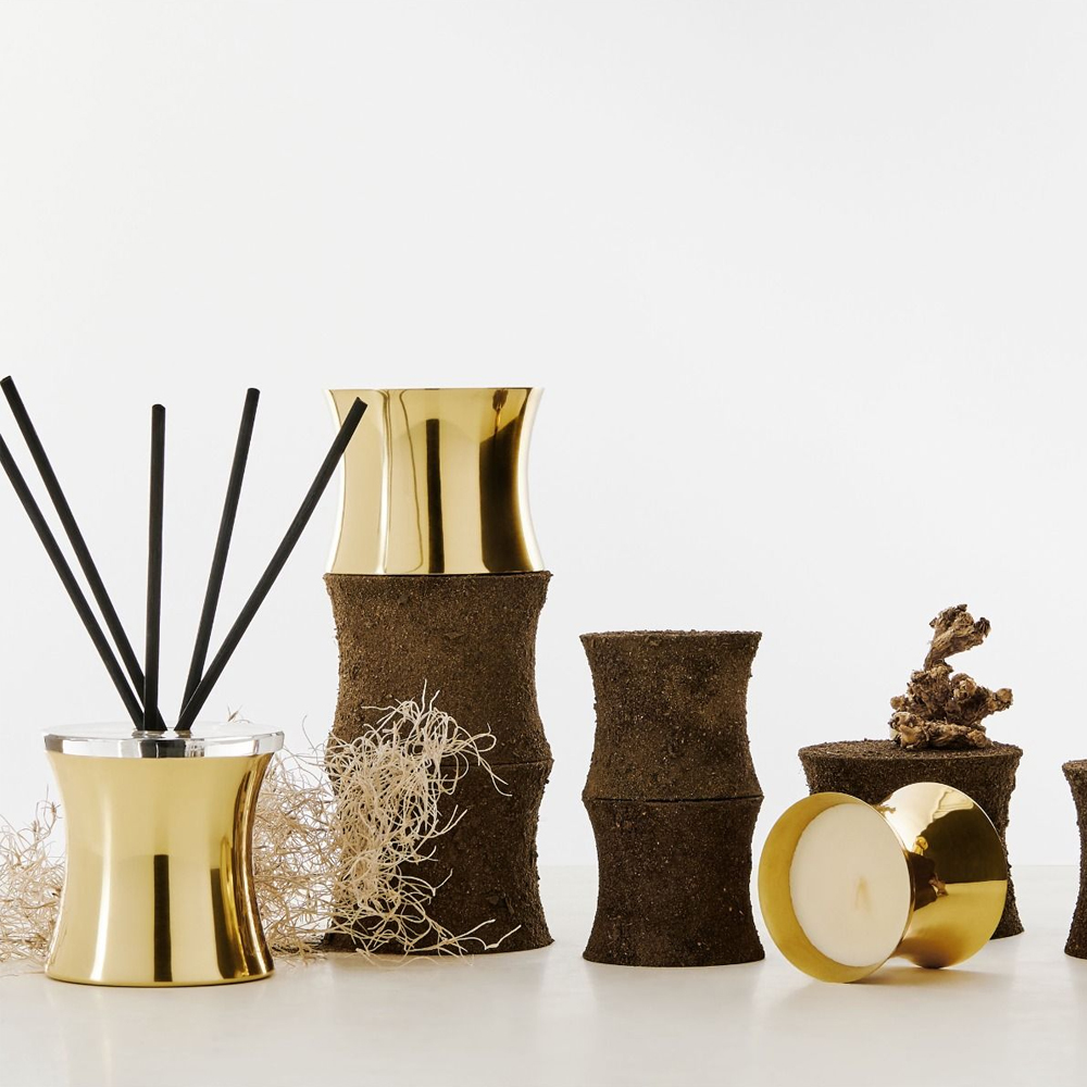 北歐櫥窗 Tom Dixon Root 薑黃暖香 金屬香氛蠟燭(中) | 誠品線上