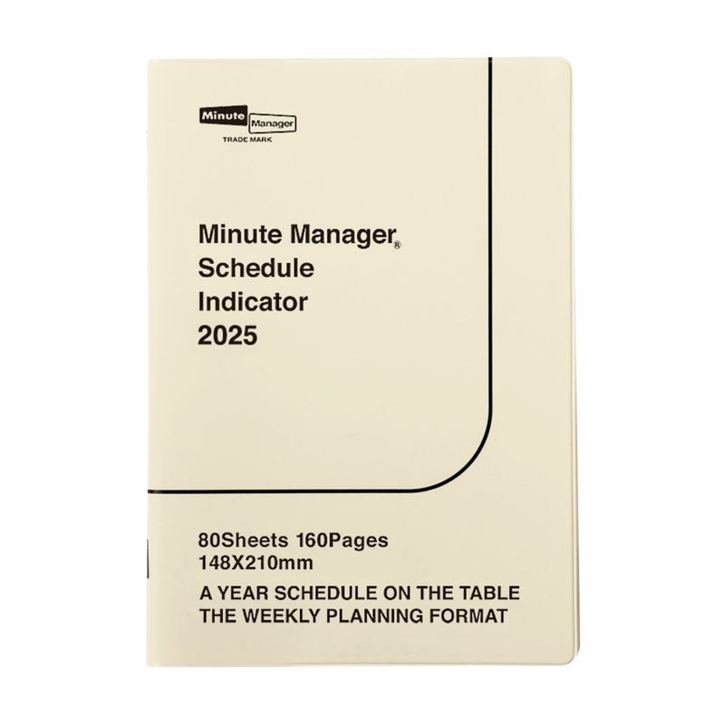 2025 日本 HIGHTIDE 週間記事手帳 A5 Left Minute Manager 象牙 | 誠品線上