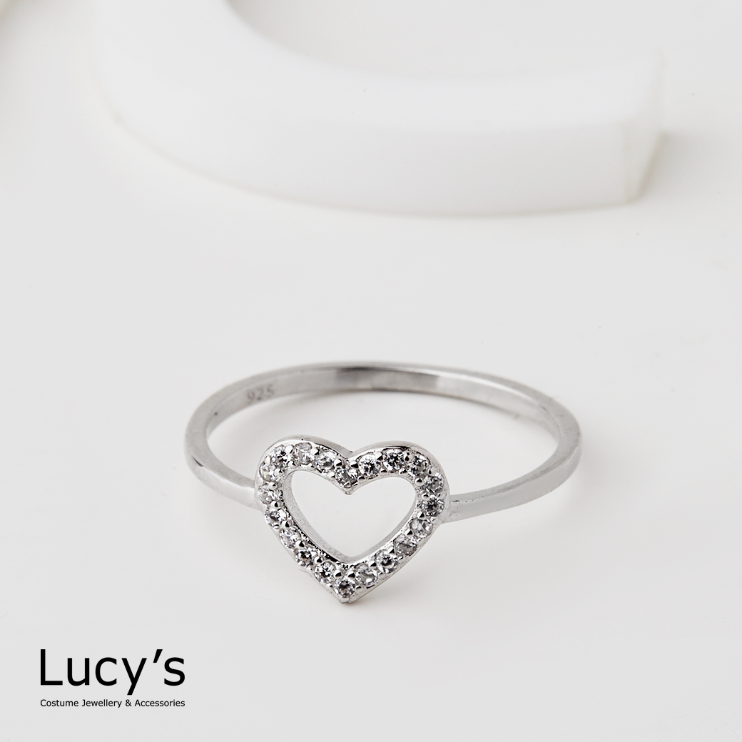 Lucy's 925純銀 心戀 戒指 (三色) (116480 116482 116484) 銀 | 誠品線上