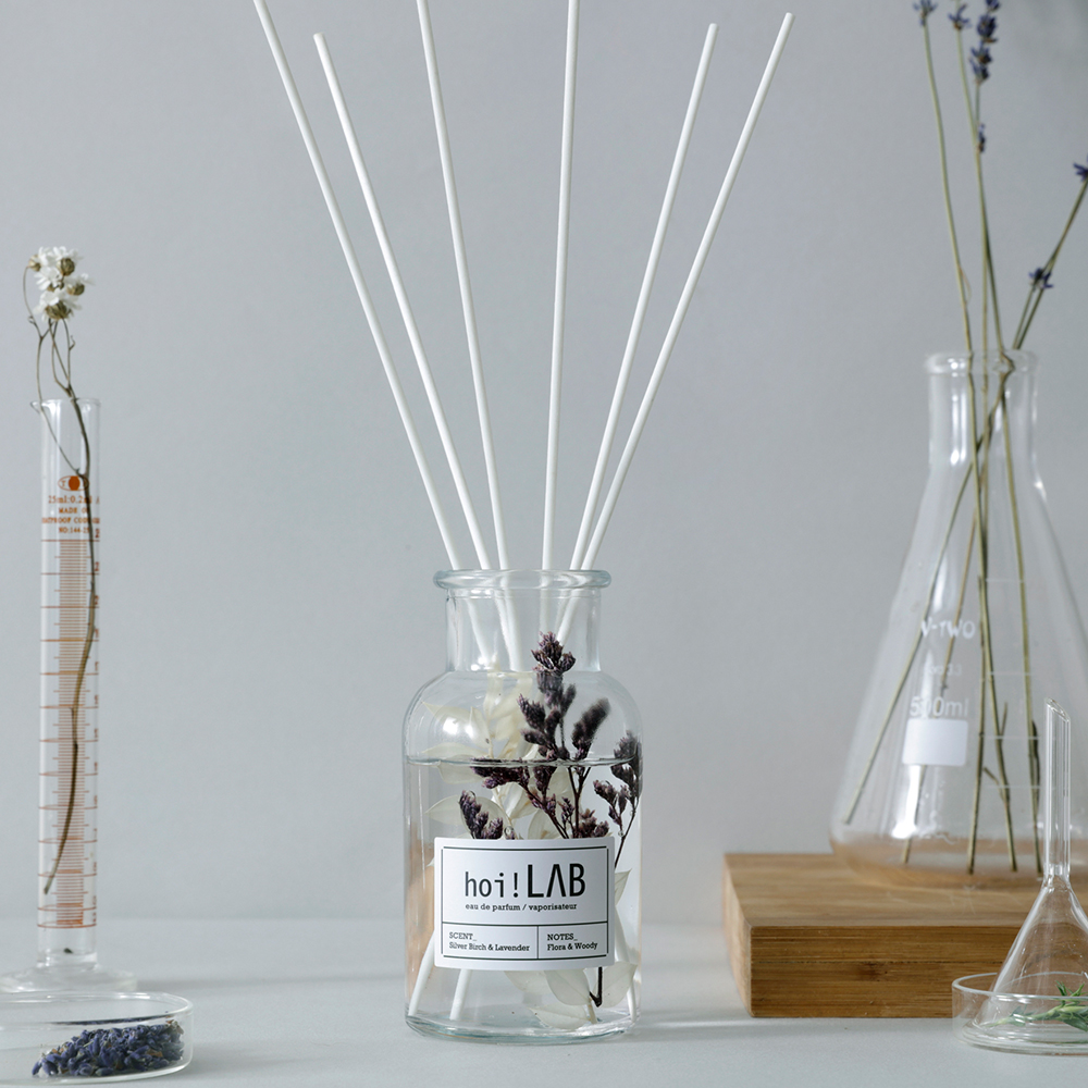 【hoi!LAB】實驗室乾燥花-精油擴香200ml 樺木薰衣草 | 誠品線上