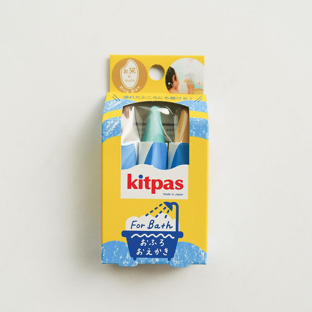 【kitpas】日本製環保無毒浴室水洗蠟筆-三支組(棕 綠 黃) | 誠品線上