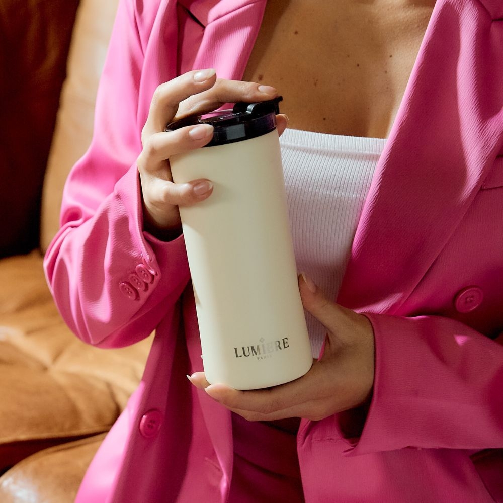 Lumiere 防摔防漏隨行保溫杯Lavish 復古奶油16oz 480ml | 誠品線上