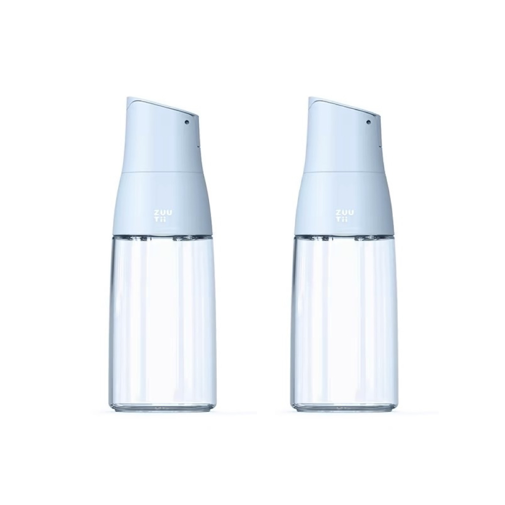 ZUUTii 自動開蓋油醋瓶(兩入組) 500ml 冰湖藍+冰湖藍 | 誠品線上