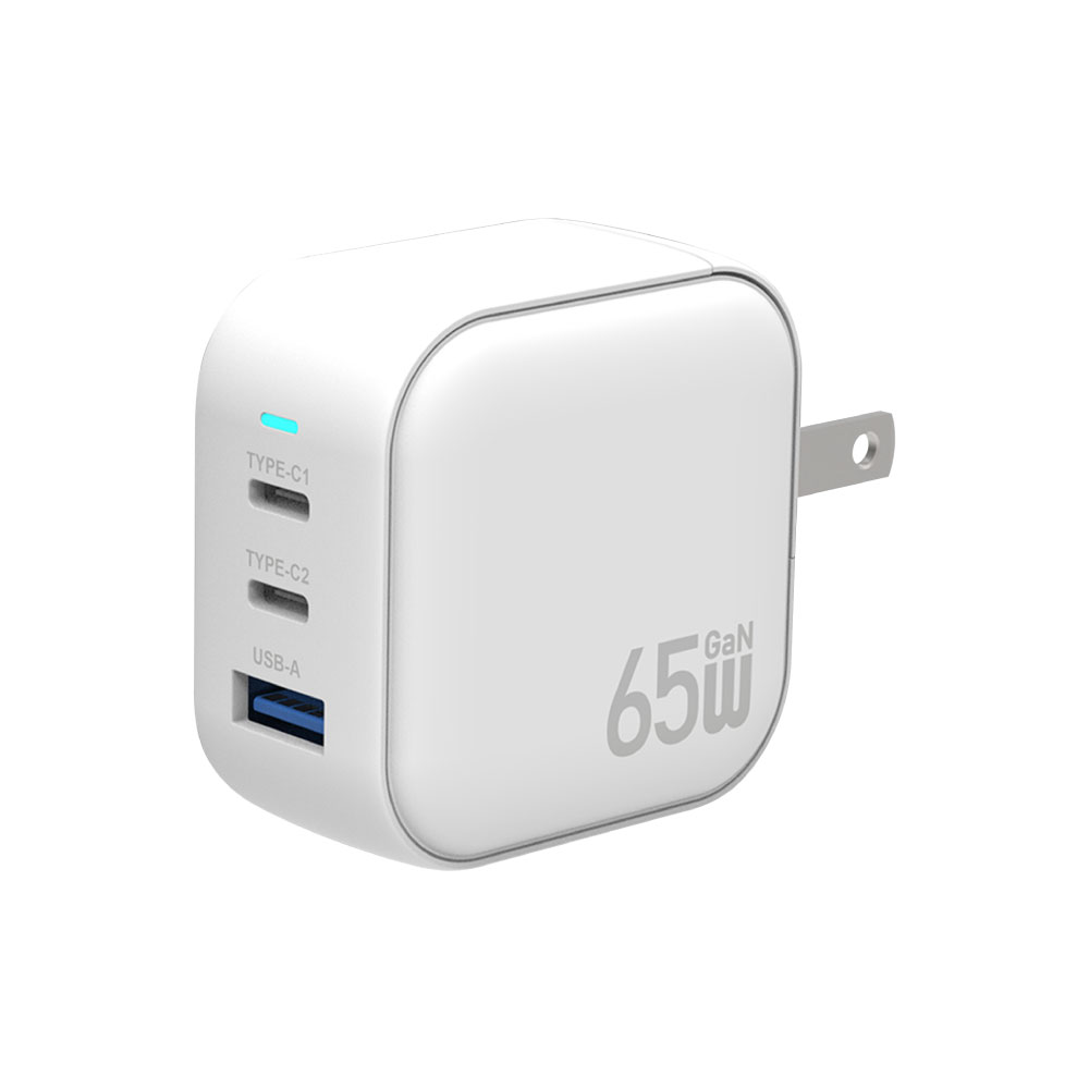 Solide 索力得 Block 65W GaN氮化鎵三孔快充頭 白色 | 誠品線上