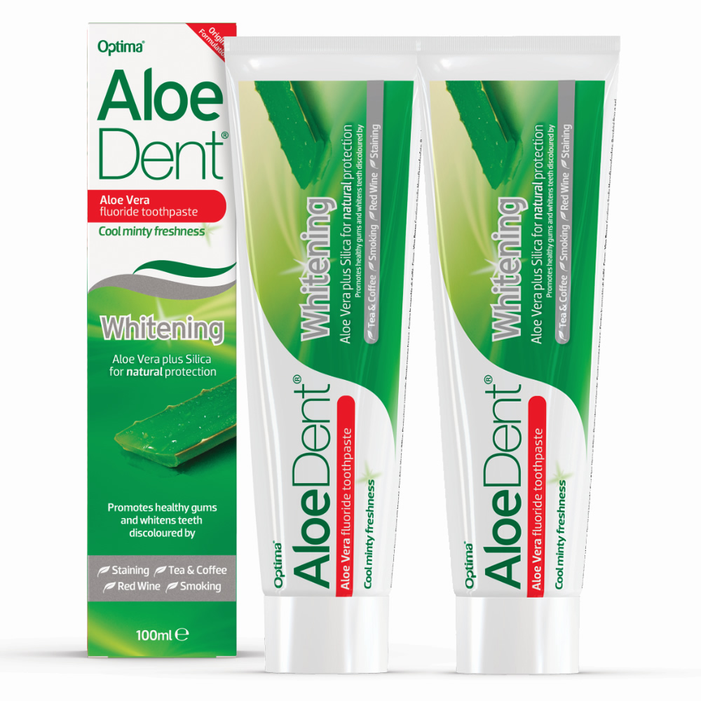 英國AloeDent 淨亮白牙膏(含氟100mlx2入) | 誠品線上