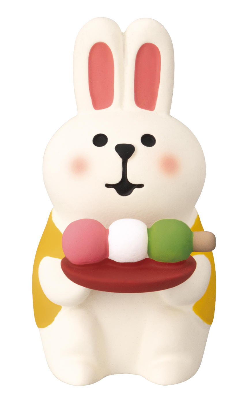 日本 DECOLE Concombre 女兒節公仔 兔子的款待 糰子 | 誠品線上