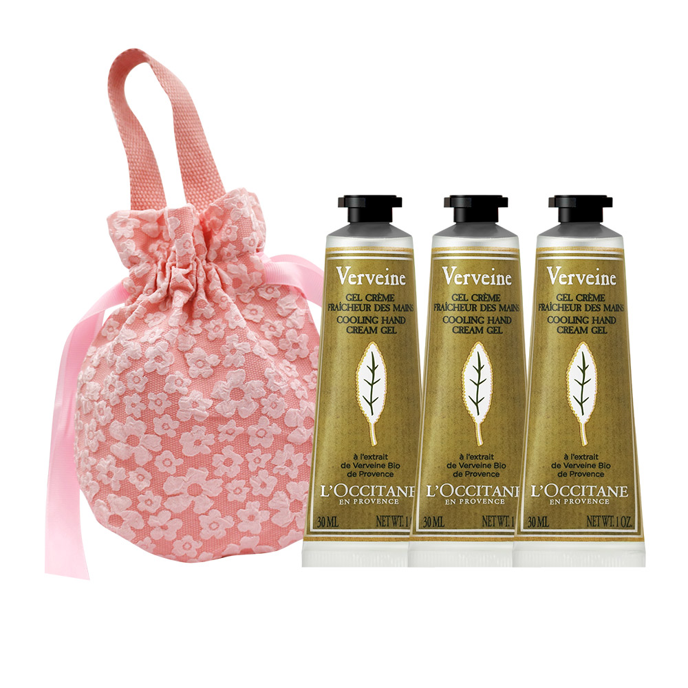 L'OCCITANE 歐舒丹 經典護手霜30mlX3禮袋組-新春祝福禮-公司貨 馬鞭草X3 | 誠品線上