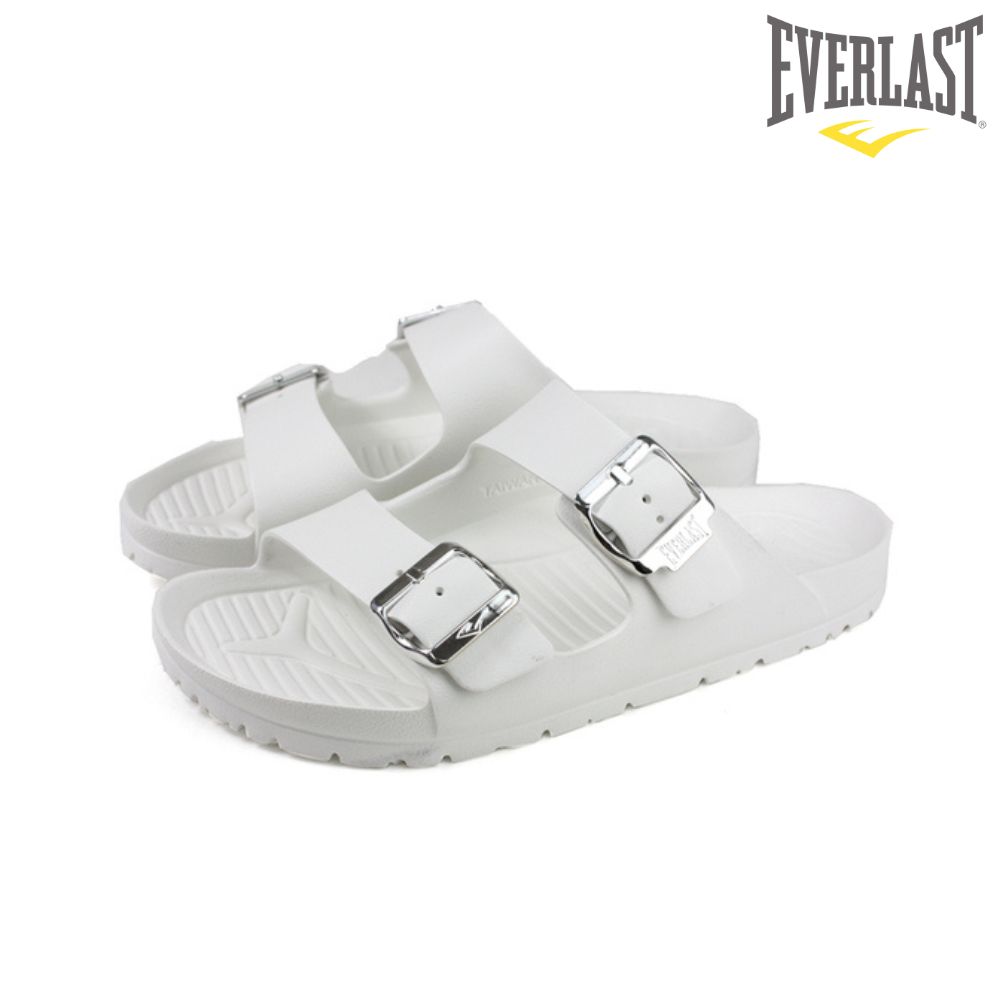 【Everlast】拖鞋 金屬白 US11=29CM | 誠品線上