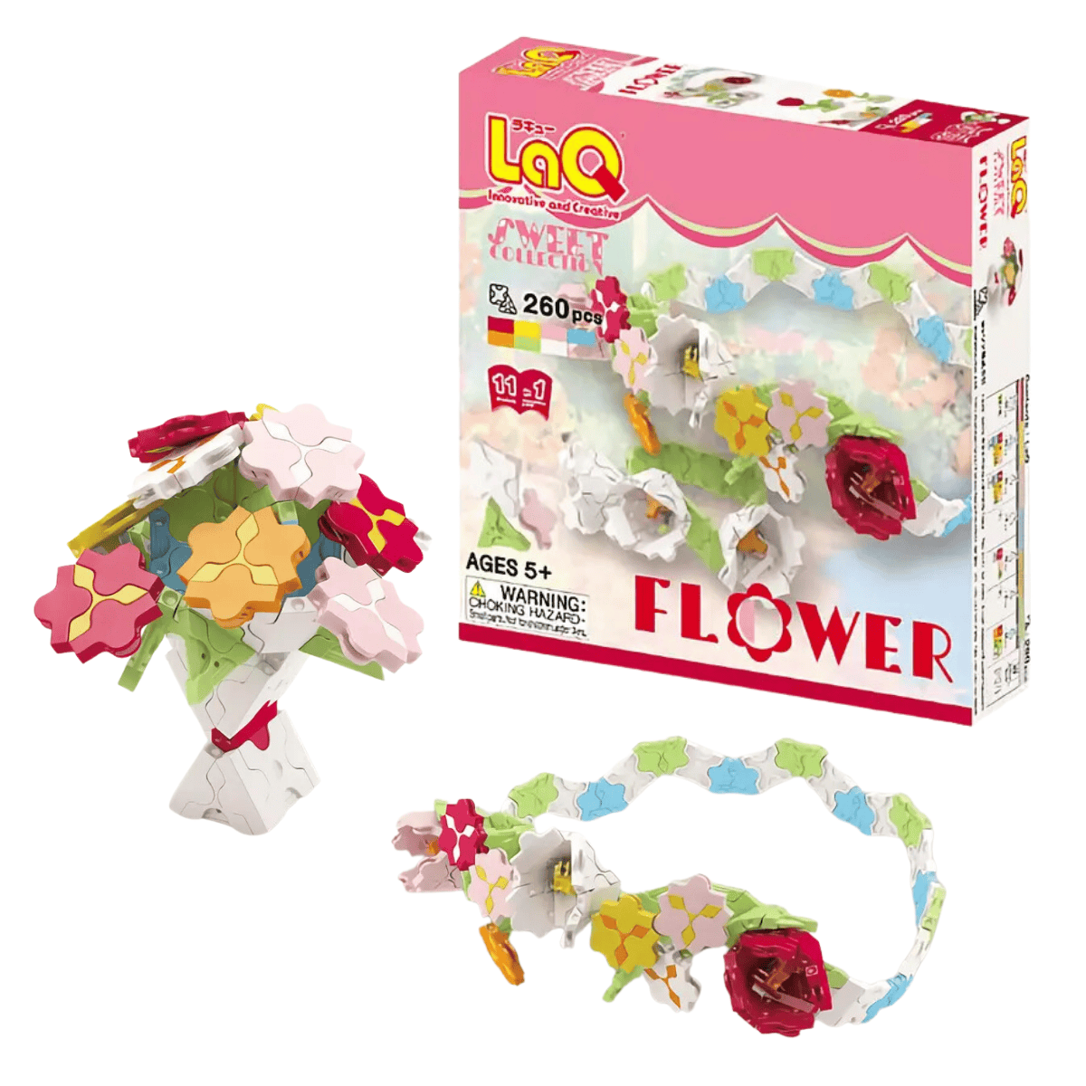 LaQ呵比花漾組 260pcs | 誠品線上