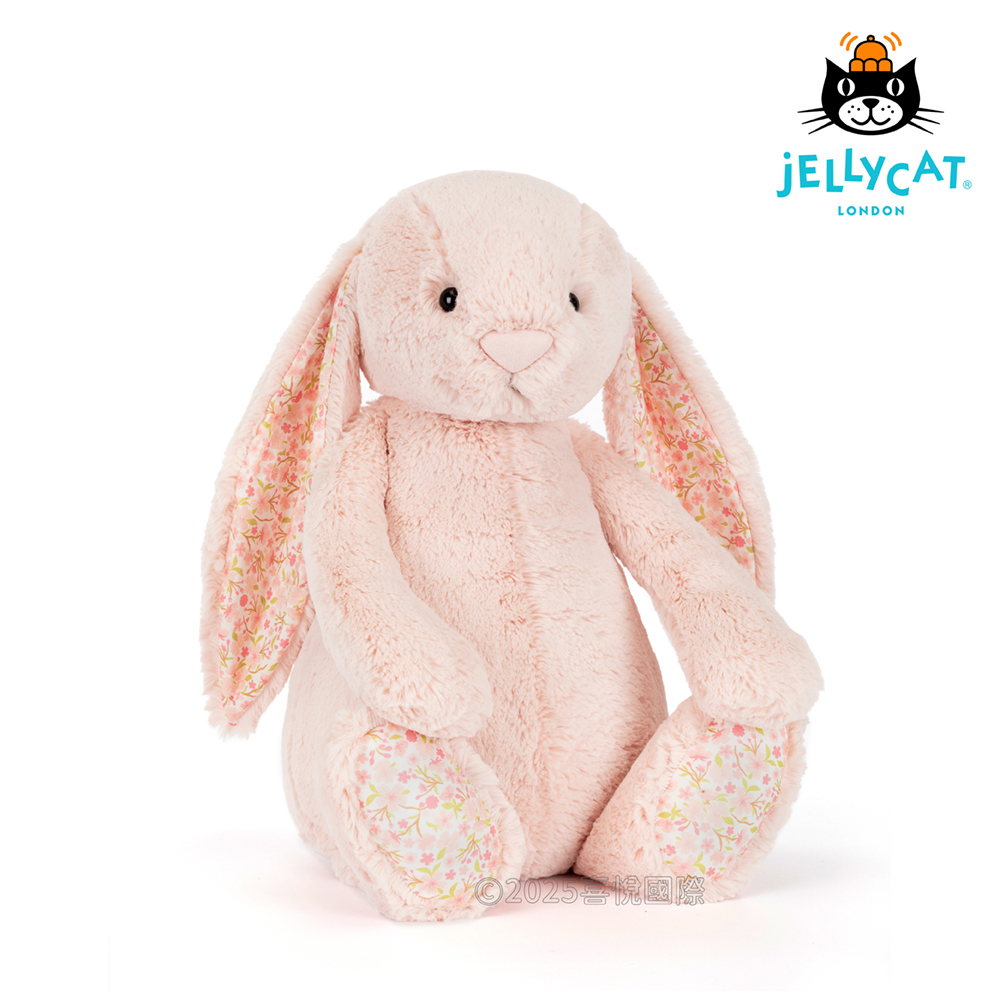 Jellycat碎花馬卡龍粉兔 Cherry 51cm | 誠品線上