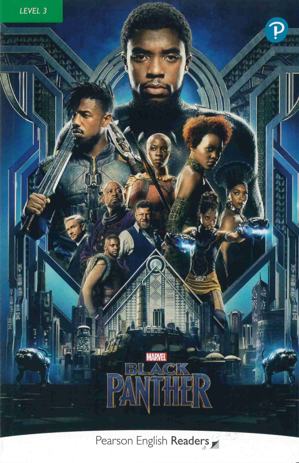 Pearson English Readers Level 3: Marvel-Black Panther with Audiobook ...