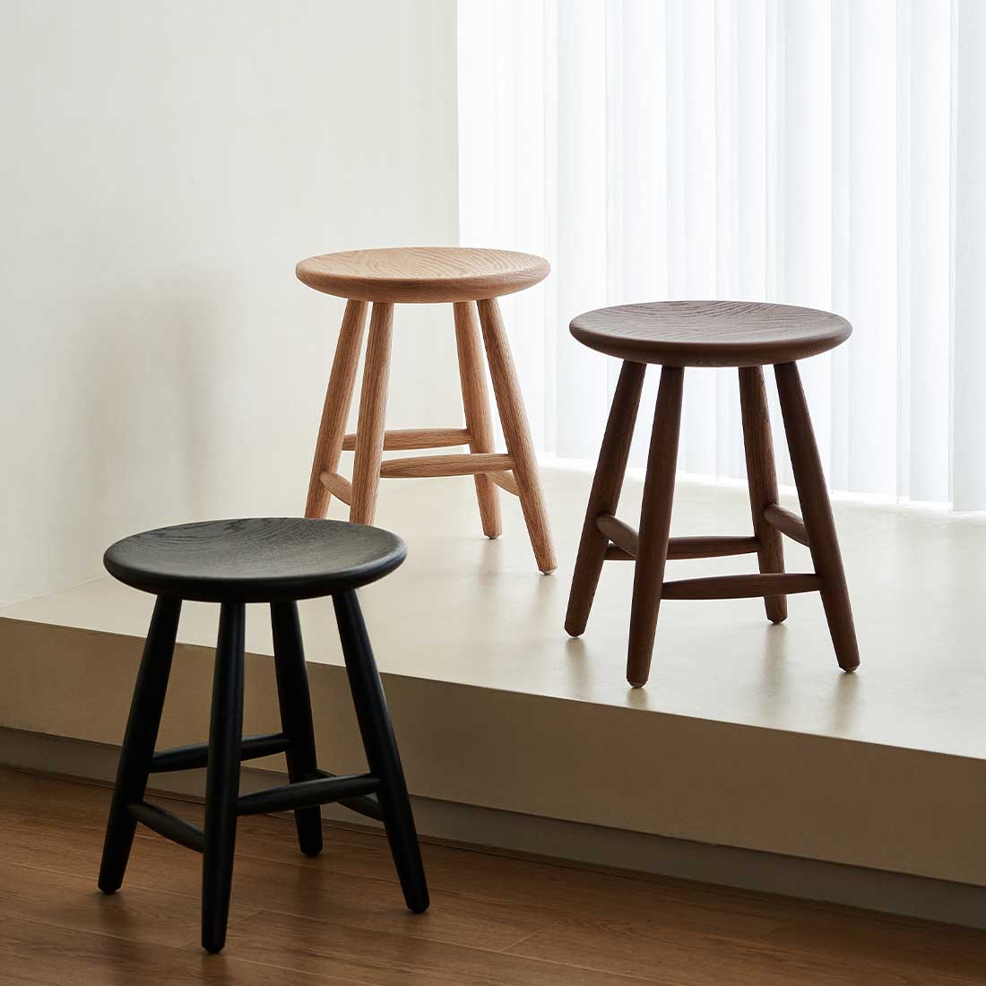 grado 荷葉座凳 Lotus Leaf Stool 凳子椅子椅凳居家生活 原木色 | 誠品線上