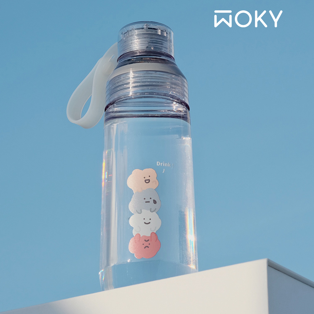 WOKY沃廚 x 方坊聯名Ecozen透明瓶 600ml 疊疊樂出發 | 誠品線上