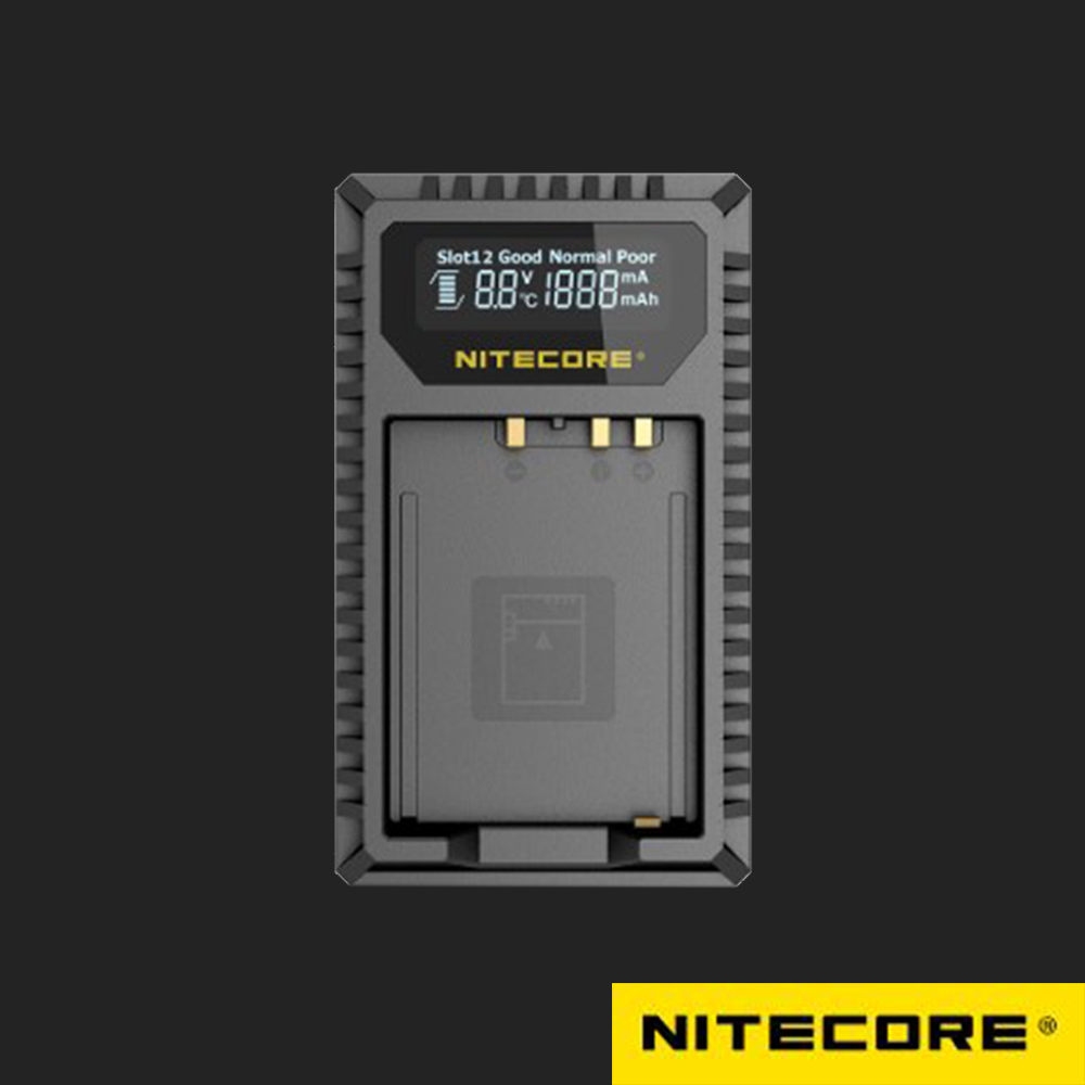 【NITECORE 奈特科爾】FX1 USB行動快充 液晶雙槽充電器 For NP-W126S NP-W126 | 誠品線上