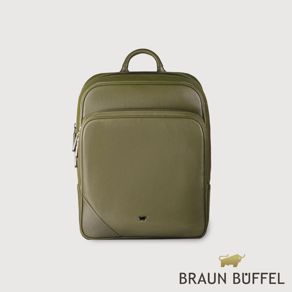 【BRAUN BUFFEL 德國小金牛】台灣總代理 加利恩-A 後背包-橄欖綠 BF561-73-MIO | 誠品線上