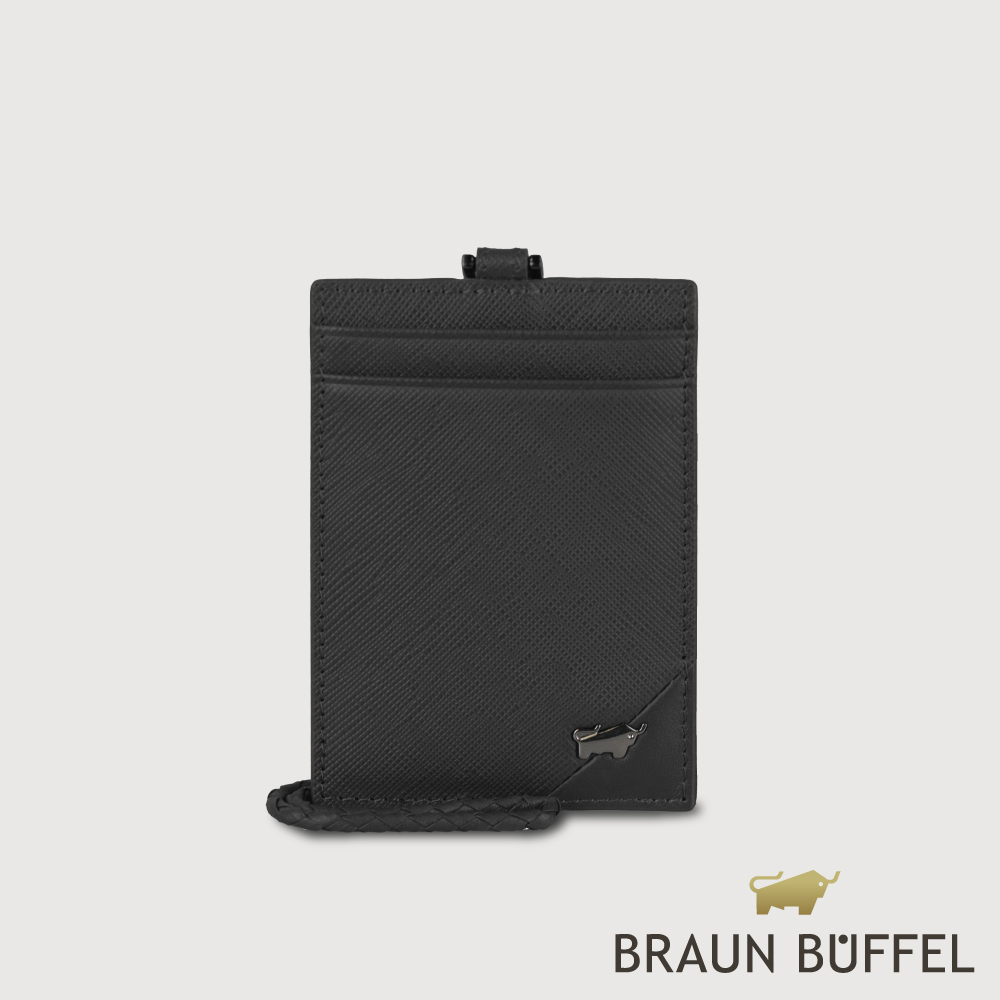 【BRAUN BUFFEL 德國小金牛】台灣總代理 加利恩-A 證件夾-黑色 BF561-171-BK | 誠品線上