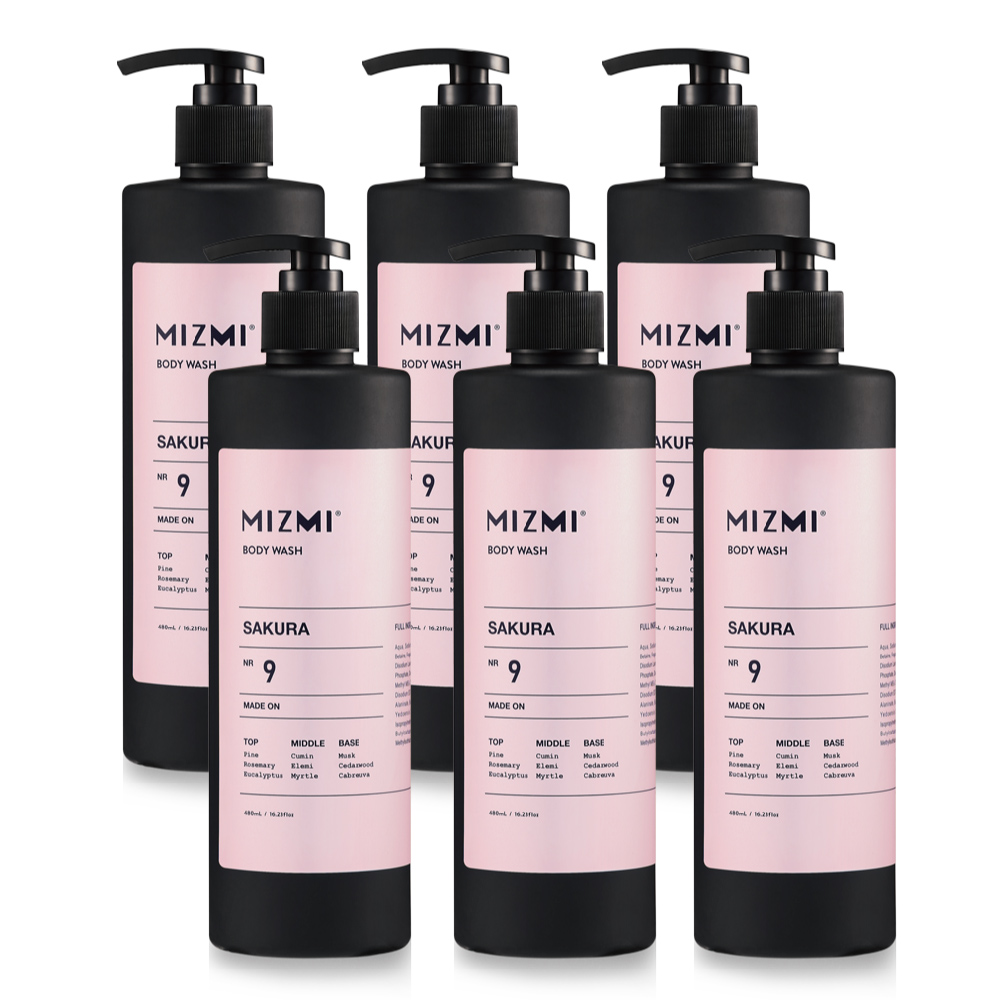 MIZMI白雪櫻沐浴精480ml*6入 | 誠品線上
