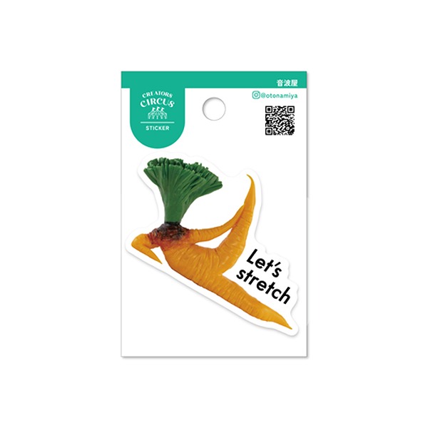 日本 FRONTIER Creators Circus 造型貼紙 音波屋 伸展 | 誠品線上