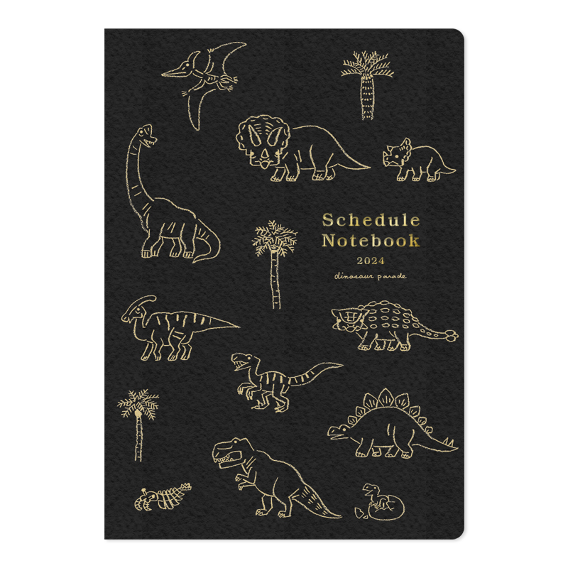 2024日本 RYU-RYU 月記事手帳 A5 恐龍 | 誠品線上