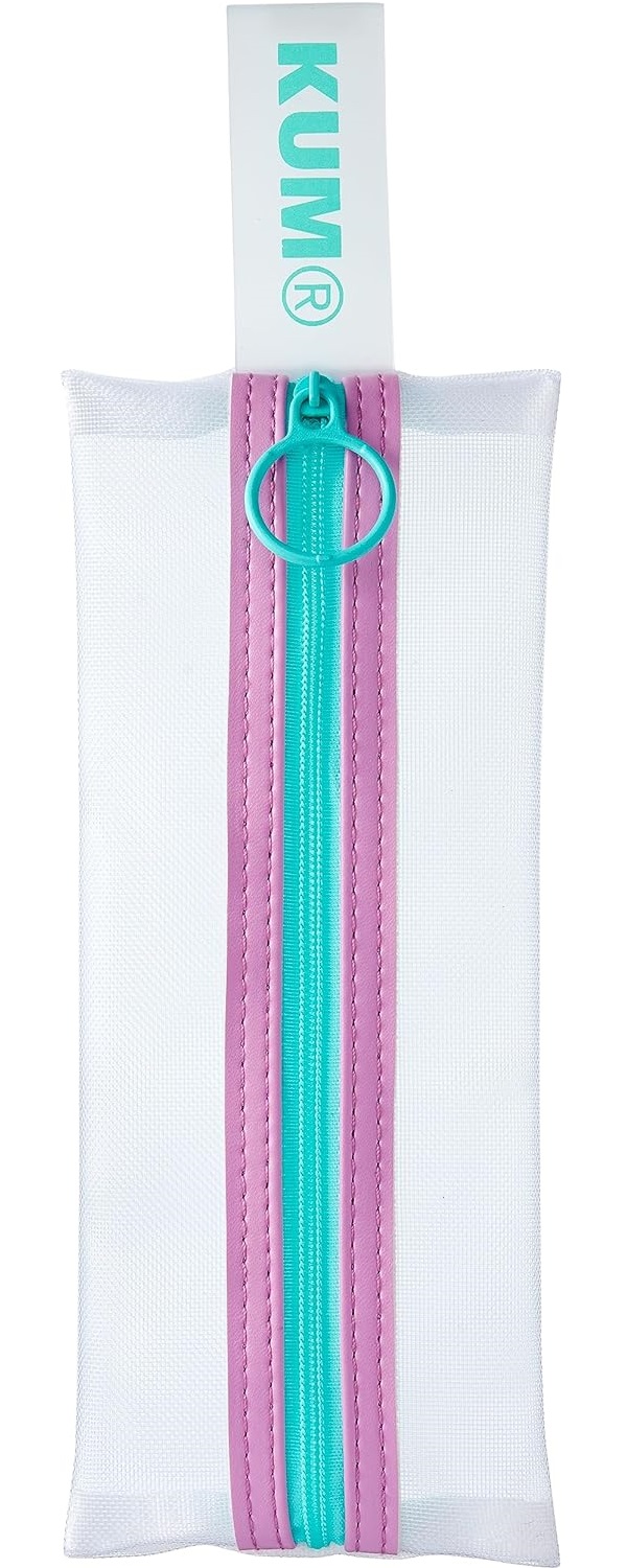 Raymay KUM薄型輕量網狀筆袋 綠 | 誠品線上