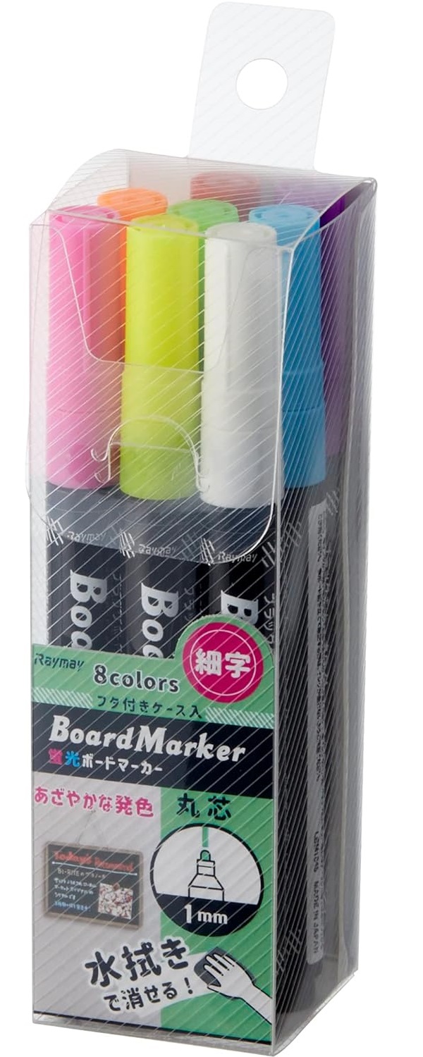 Raymay 8支入細字螢光筆組 | 誠品線上