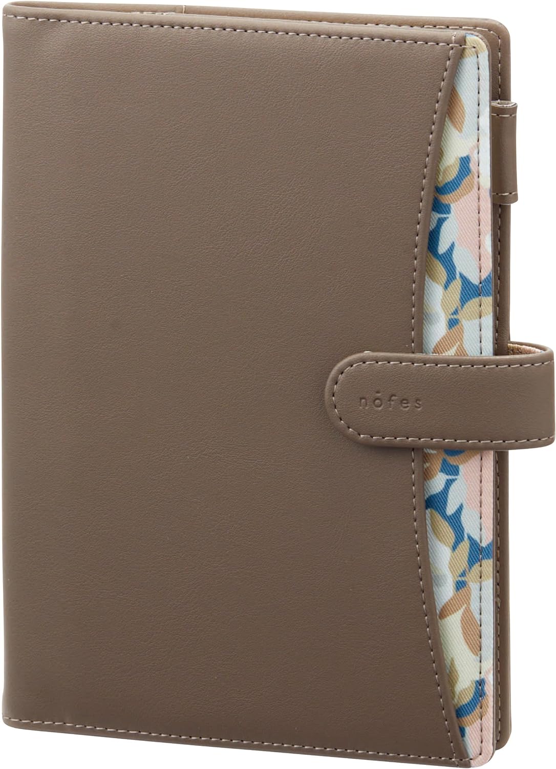 2024 Raymay B6 nofes花布合皮手帳 棕灰 | 誠品線上