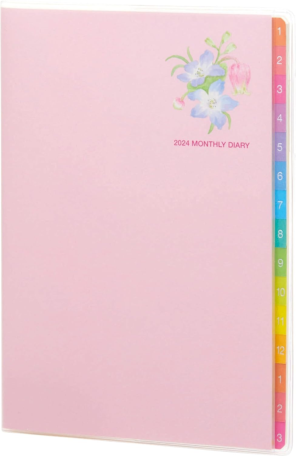 2024 Raymay B6繽紛月方格索引手帳 粉紅 | 誠品線上